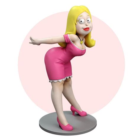 Francine Smith Figurine American Dad 3d Printed Solid Resin
