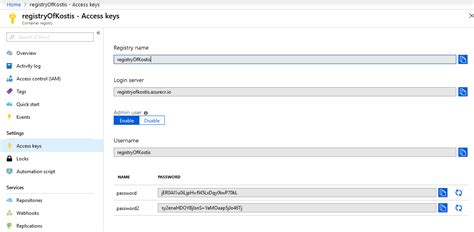 Azure Docker Registry · Codefresh Docs
