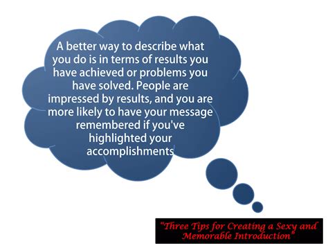 Three Tips For Creating A Sexy And Memorable Introduction PDF