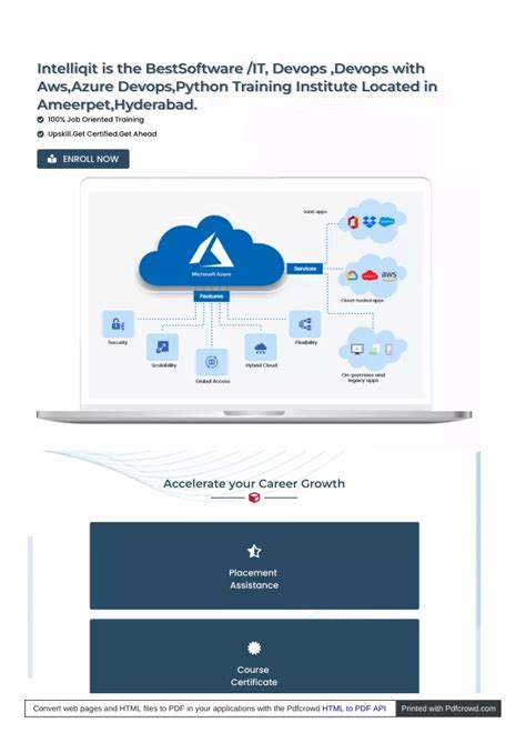 ppt devops aws online course with certificate in hyderabad powerpoint
