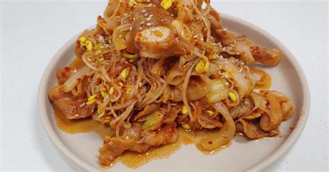 콩나물 불고기 레시피