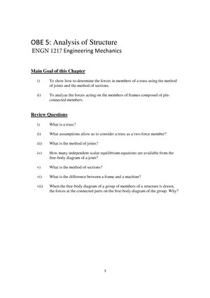 Summary Of Lecture Kinematic Of Particle OBE Kinematic Of Particles ENGN