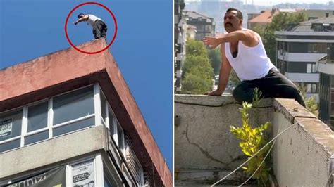 Bayılan Simitçi Bir şeyi Yok Sözüne Kızdı Çatıya çıkarak Intihara