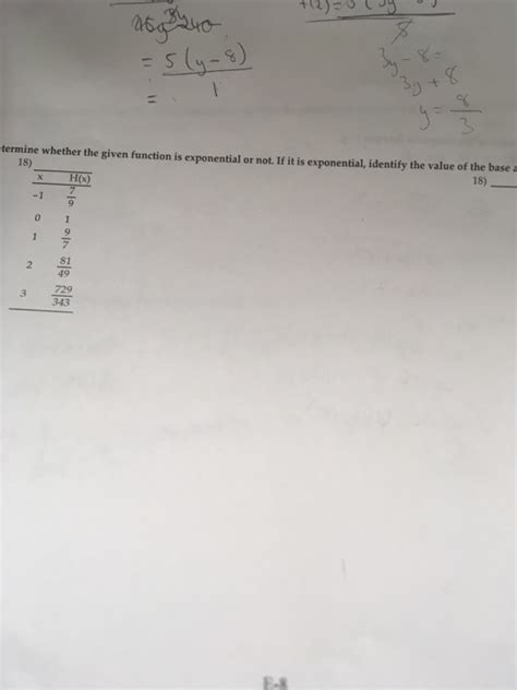 solved determine whether the given exponential or not if