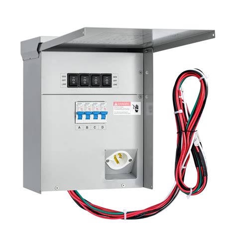 Briidea Home Integration Generator Transfer Switch Kit 15 Amp 120v 4