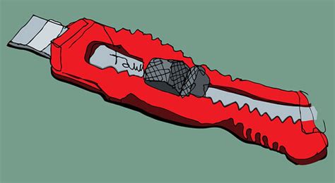 Box Cutter Digital Illustration Brandon Vallier Flickr