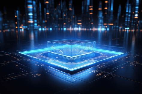 Processor Ai Artificial Intelligence Technology Smart Computer Chipset On Circuit Board For