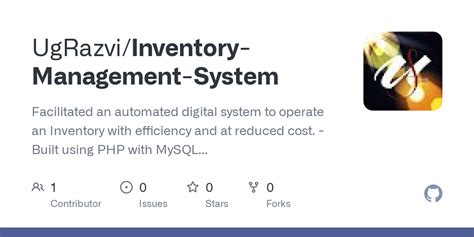GitHub UgRazvi Inventory Management System Facilitated An Automated Digital System To Operate