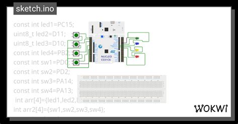 Leds Controlled By Switches Copy Wokwi ESP32 STM32 Arduino Simulator