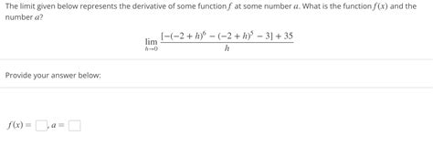 solved the limit given below represents the derivative of