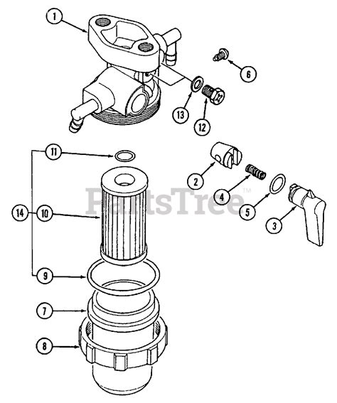 Cub Cadet 7234 545 434d100 Cub Cadet Compact Tractor Fuel Filter