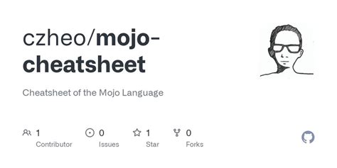 mojo cheatsheet r modular mojo