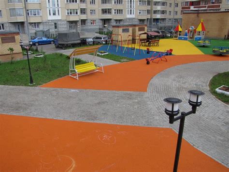 Покрытие на основе резиновой крошки в Москве и области.