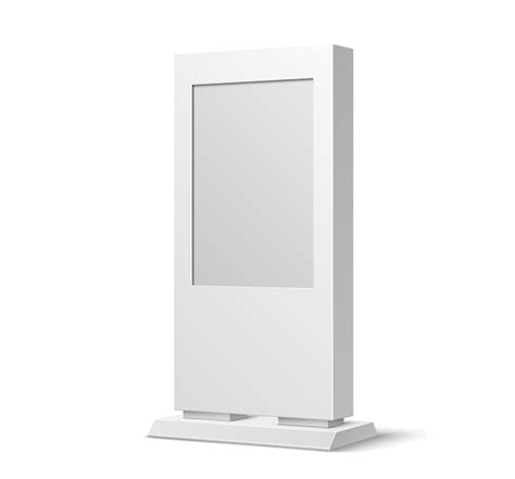 Premium Vector Retail Advertise Outdoor Stand Display Mockup