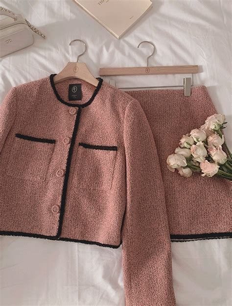 베니토 셋업할인 뉴컬러추가☕ 1천장돌파 Made 프리미엄 시에나 트위드 셋업 가을간절기데일리투피스하객룩데이트룩연말룩상견례룩트위드스커트트위드투피스