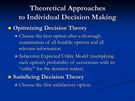 Ppt Descriptive Approaches To Decision Making Powerpoint Presentation Id 6520507