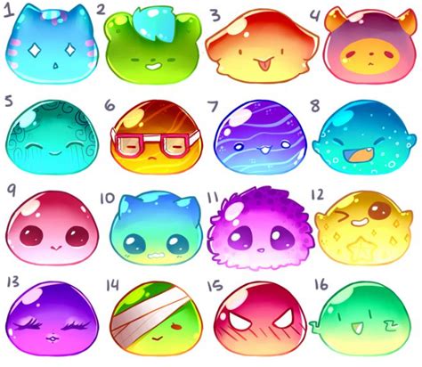 Blobs 5 Adopts Closed By Wafkie On Deviantart สติกเกอร์น่ารัก