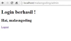 Membuat Login Dengan Codeigniter Malas Ngoding