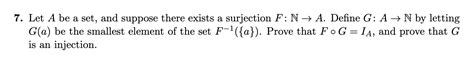 solved let a be a set and suppose there exists a surjection