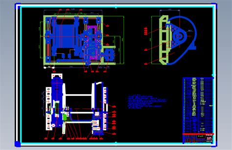 矿井提升机设计 [jkmd型多绳摩擦]【含cad图纸】 Autocad 2004 模型图纸下载 懒石网