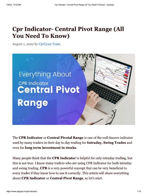 Cpr Indicator Pdf