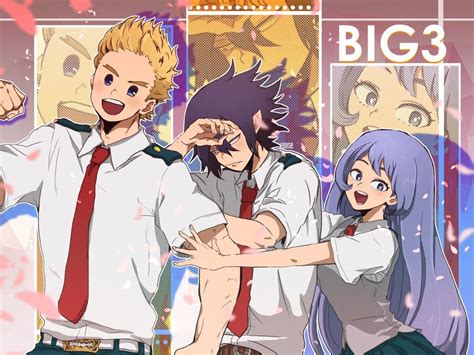 Big Three Boku No Hero Fanart Anime Top Wallpaper