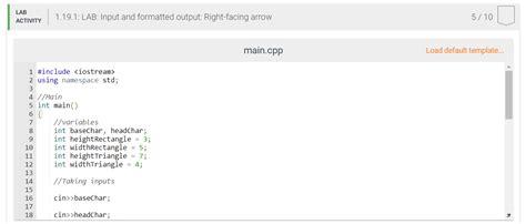 Solved 1 19 LAB Input And Formatted Output Right Facing Chegg Com