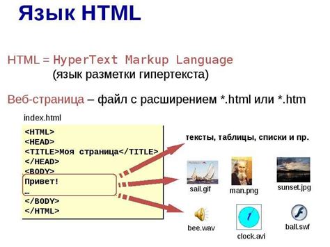 Как создать главную страницу сайта в Html Главная страница