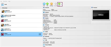 instalasi linux debian virtualbox