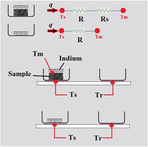 Schematic Diagram Of The Specimen Arrangement On The Dsc Sensor T M