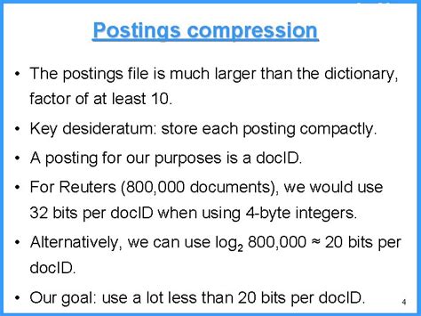 Inverted Index The Inverted Index The Inverted