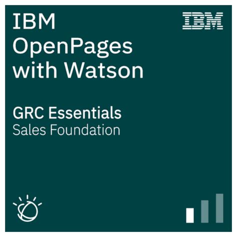 IBM OpenPages With Watson GRC Essentials Sales Foundation Credly