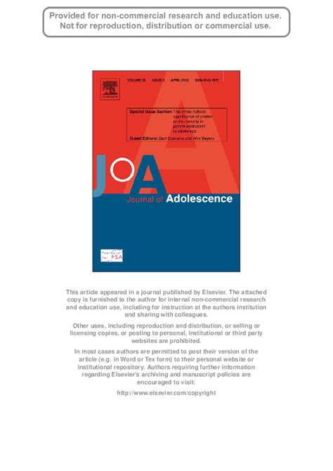 Pdf Brief Report The Identity Style Inventory Isi3 And The Utrecht Management Of Identity