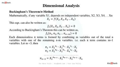 SOLUTION: Mechanics of fluids dimensional analysis - Studypool