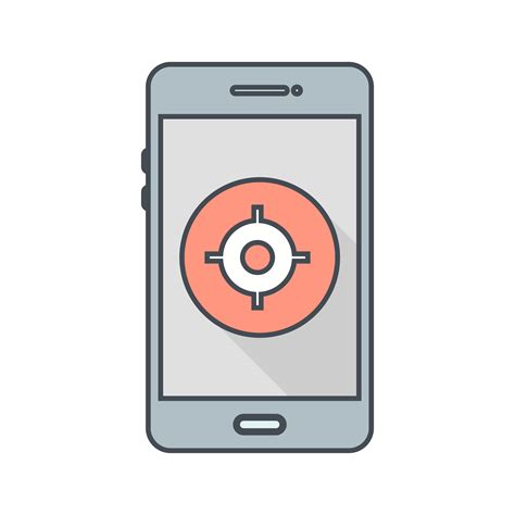 Gps Mobile Application Vector Icon 353495 Vector Art At Vecteezy