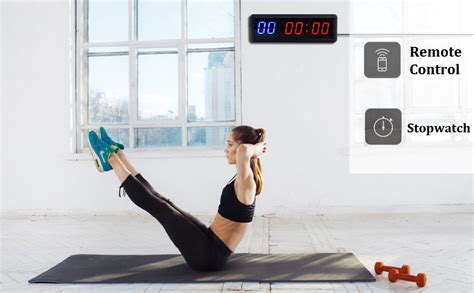 btbsign led interval timer count down up clock stopwatch with remote