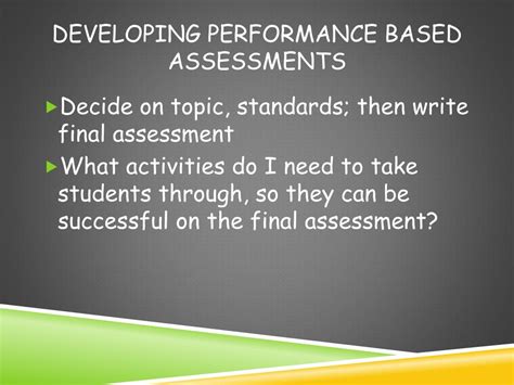 Ppt Performance Based Assessments Powerpoint Presentation Free Download Id 4205146