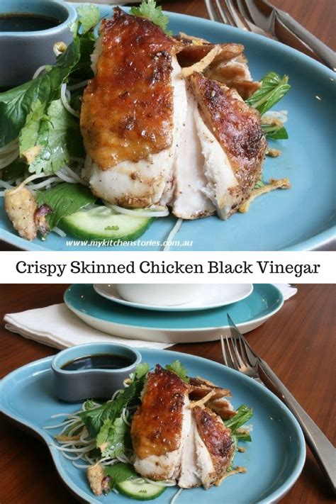 Crispy Skinned Chicken Black Vinegar Caramel My Kitchen Stories