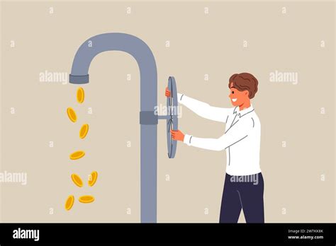 Cash Flow For Investor Who Opens Tap With Coins Instead Of Water