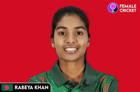 Who Is Rabeya Khan Bio Stats Bangladesh Player Female Cricket