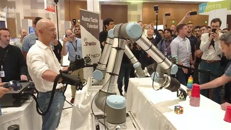 Jeff Bezos A Pair Of Haptic Robot Hands And A New Tactile Technology It Solution India 🇮🇳