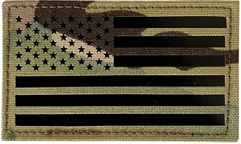 Reflective Fabric Us Flag Forward Multicam Morale Patches Australia