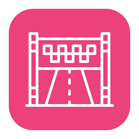 Premium Vector Finish Vector Illustration