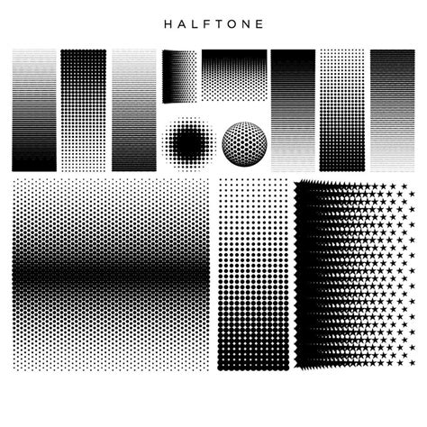 Halftone Dot With Various Styles 45989666 Vector Art At Vecteezy