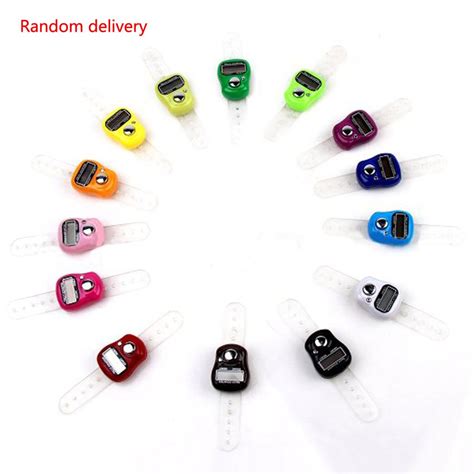 Useful Electronic Row Counter Finger Ring Digit Marker Lcd Tally Counter Grandado