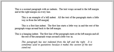 Indents In Word Creative Connections
