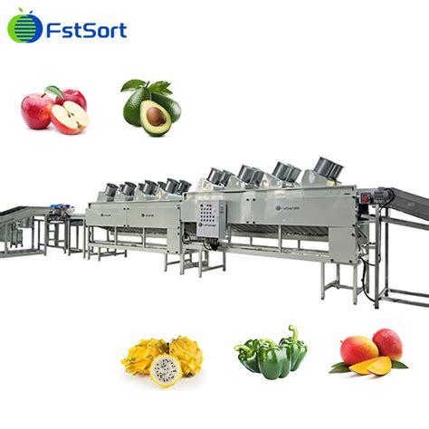 Fruit Grading Machine Apple Grading Line Automatic Fruit And Vegetable Cleaning And Sorting