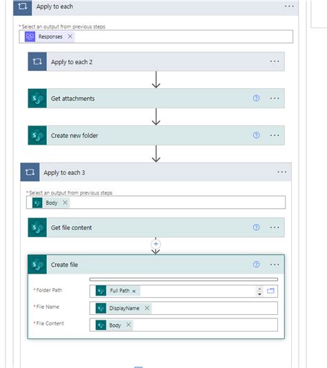 solved save files in a specific folder power platform community