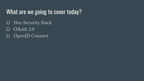 Oauth And Openid Connect Ppt
