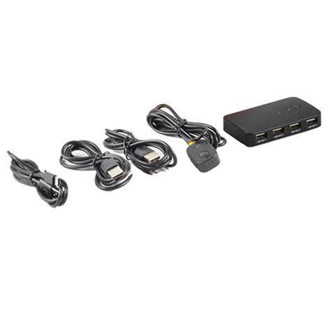 Kvm Switcher Shared Controller Hub Adapter Usb 2 Input 4 Output For